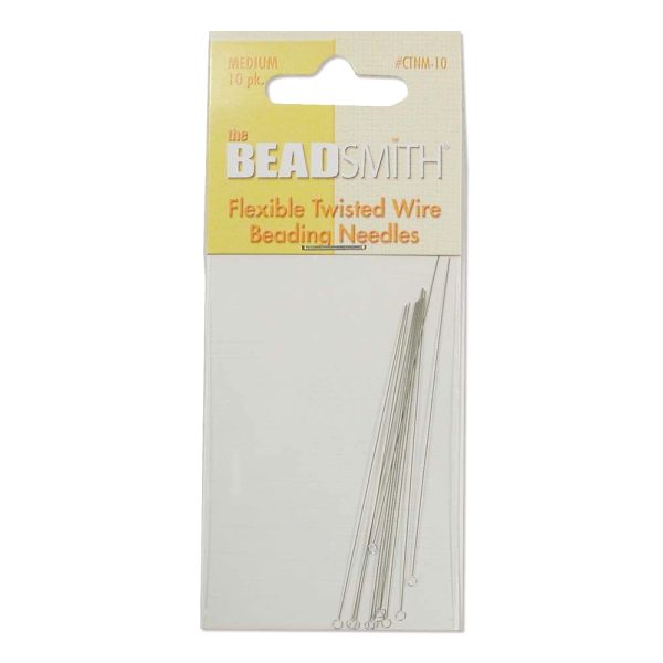 Needle-Twisted Wire, Medium 0.21mm, 2.5 (10 Pieces) | BeadK